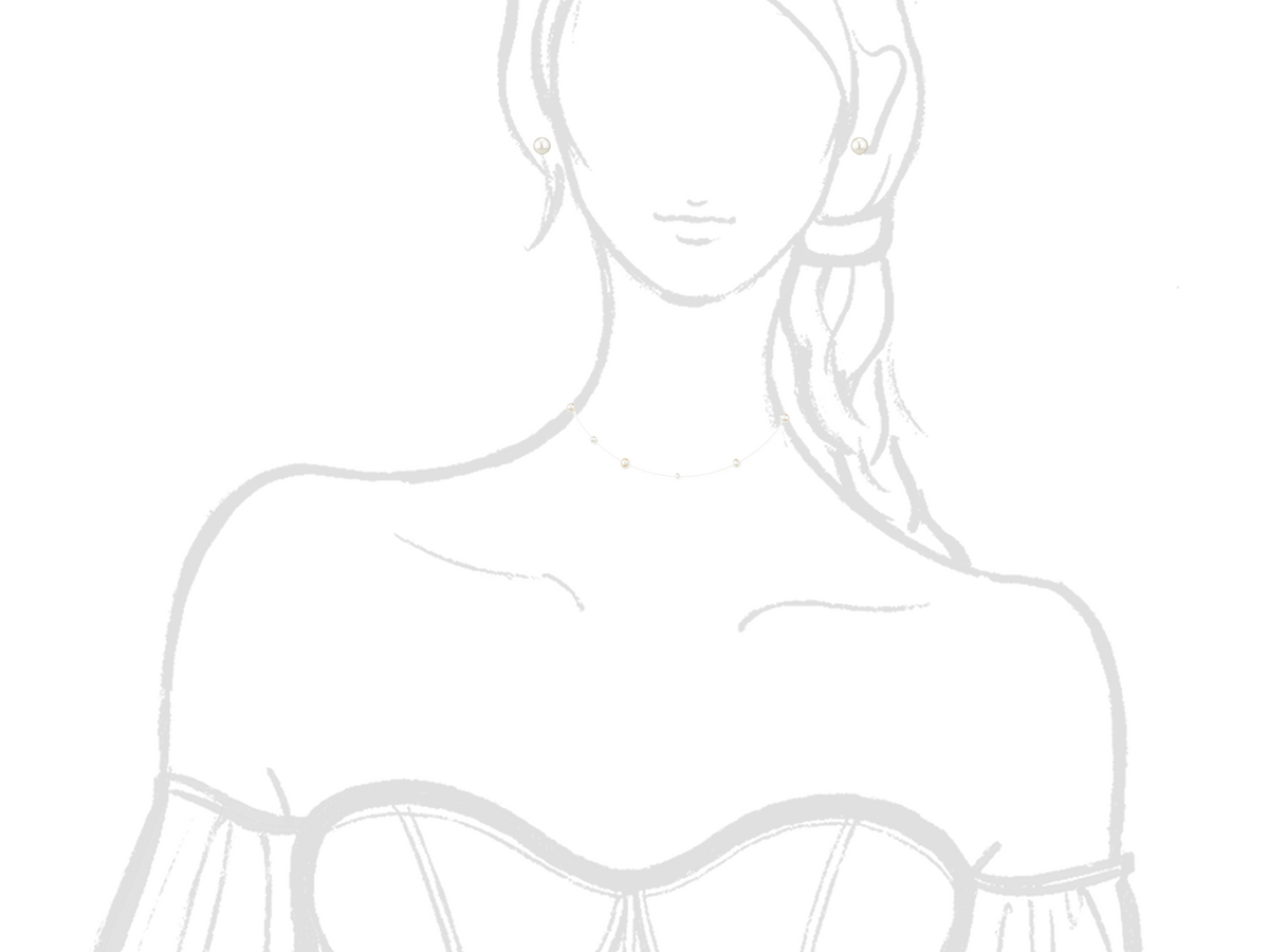 The right Jewelry for a off-shoulder dress – PM Atelier